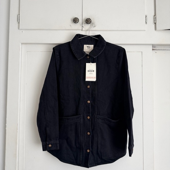 Sezane | Jackets & Coats | Sezane Will Jacket Washed Black | Poshmark